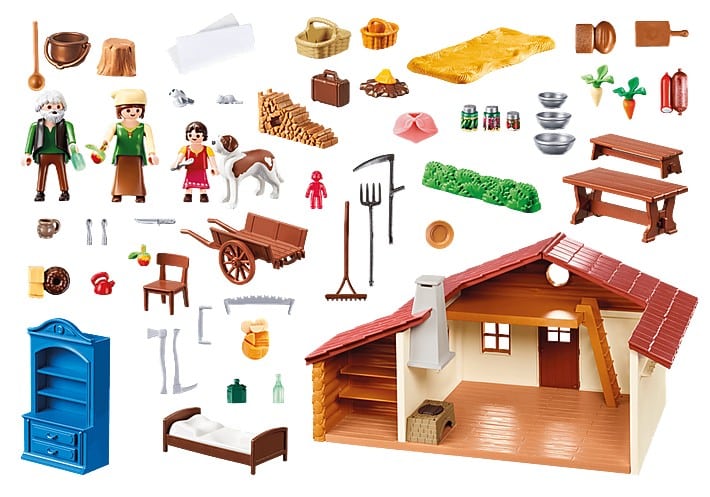Heidi - La baita del nonno di Heidi - PLAYMOBIL 70253 – Piemonti Giocattoli